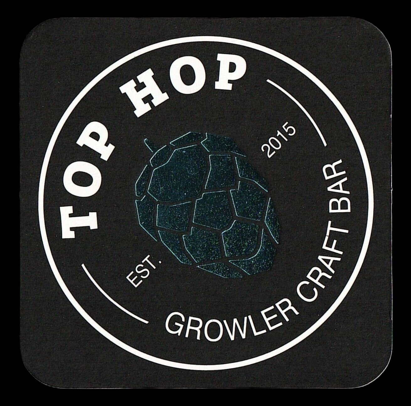 Бирдекель (костер) Top Hop Growler craft bar (подставка под пивной бокал)