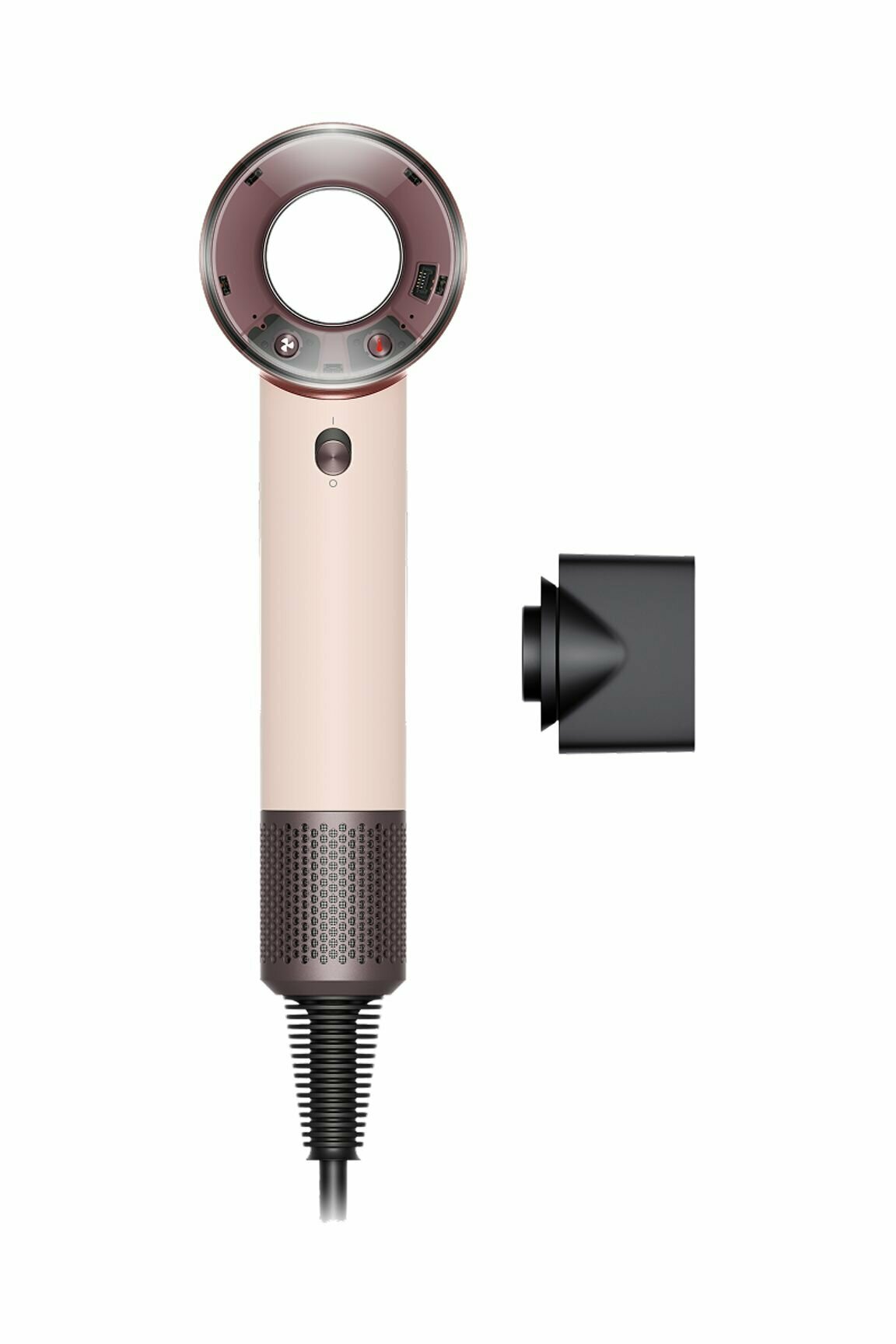 Фен Dyson HD19 Ceramic Pink, компактный, высокоскоростной, интеллектуальный контроль температуры, 1220Вт