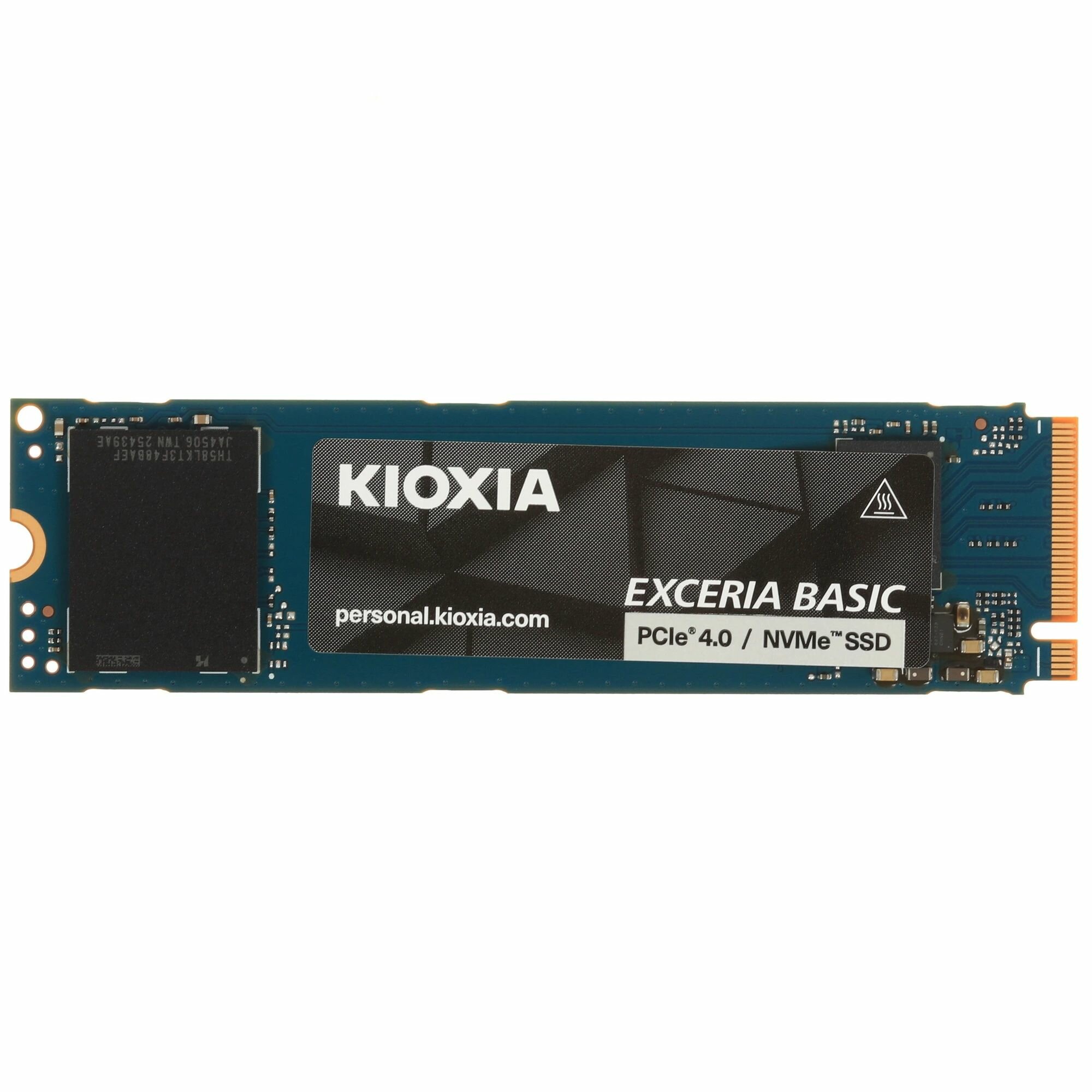 1 ТБ M.2 NVMe накопитель KIOXIA EXCERIA BASIC (LSF10Z001TG8) - PCI-E 4.0, чтение - 7200 МБ/с, запись - 6600 МБ/c, TBW - 300