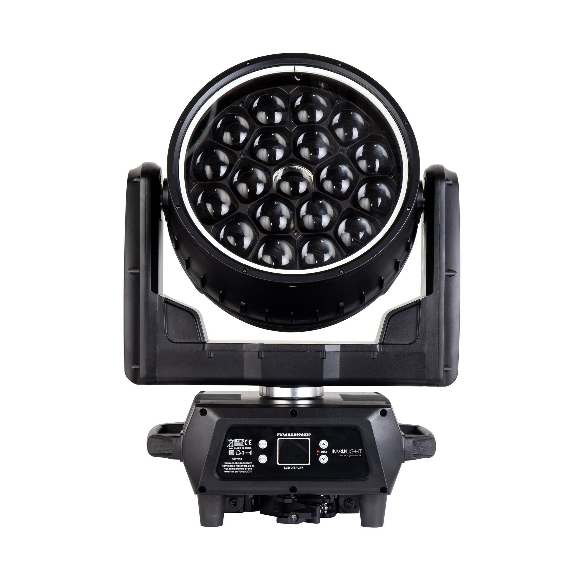 INVOLIGHT FXWASH1940IP - прожектор полного вращения (WASH), LED RGBW 19x40Вт, DMX512, IP65