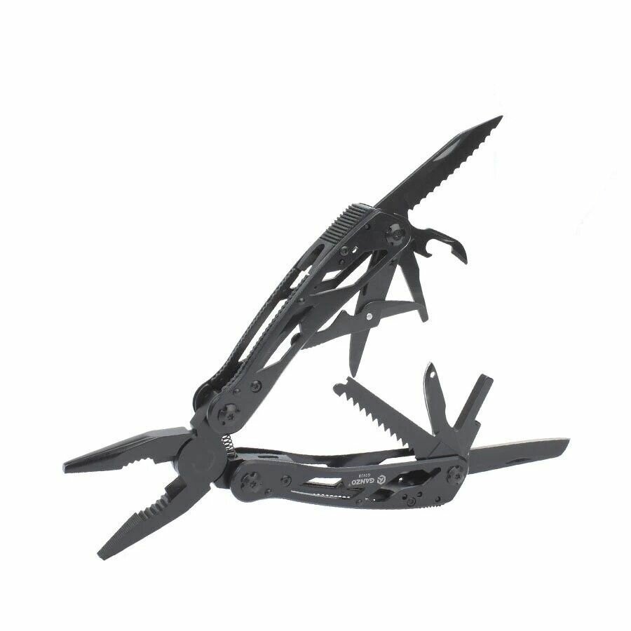 Мультитул Ganzo G202B, 105x50х18 мм, 24 предмета, чёрный