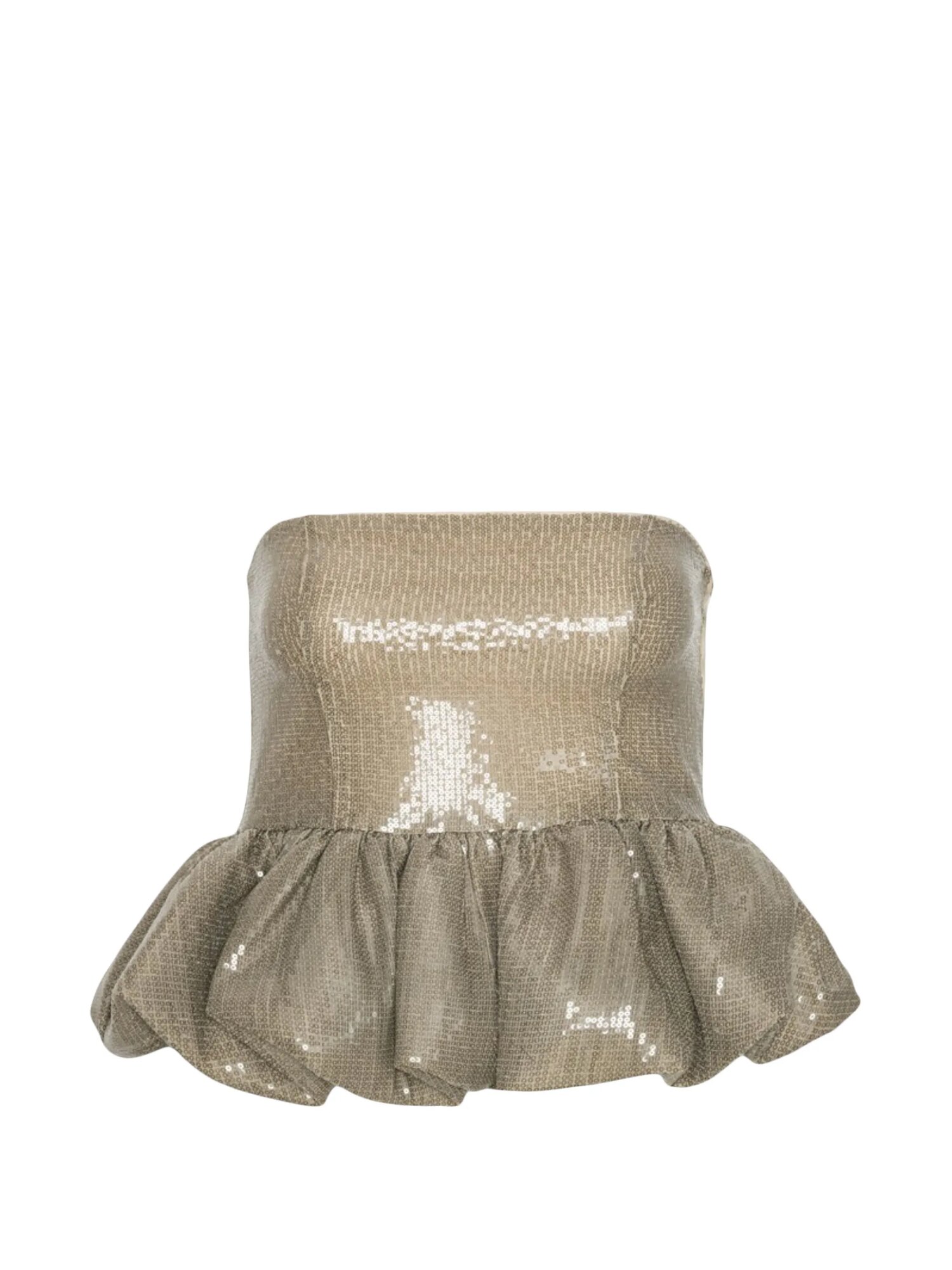 Топ Sequin-embellished peplum top