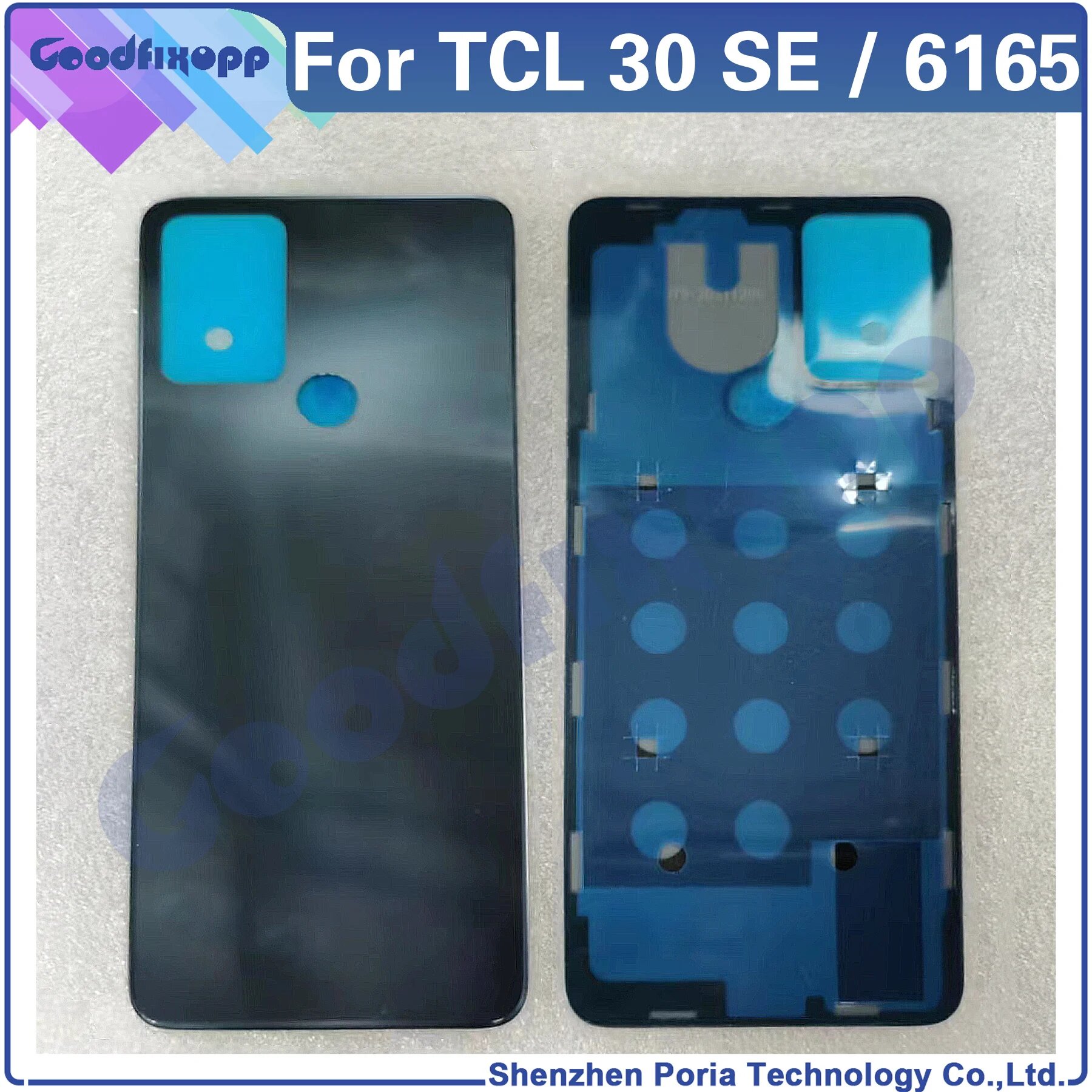 Задняя крышка батарейного отсека для TCL 30SE 6165, задняя крышка для TCL 30 SE 6165H 6156H1 6165A 6165A1, сменная задняя крышка
