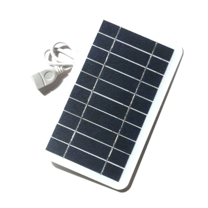 Гибкая солнечная панель 2W 5V с кабелем 50см для телефона
