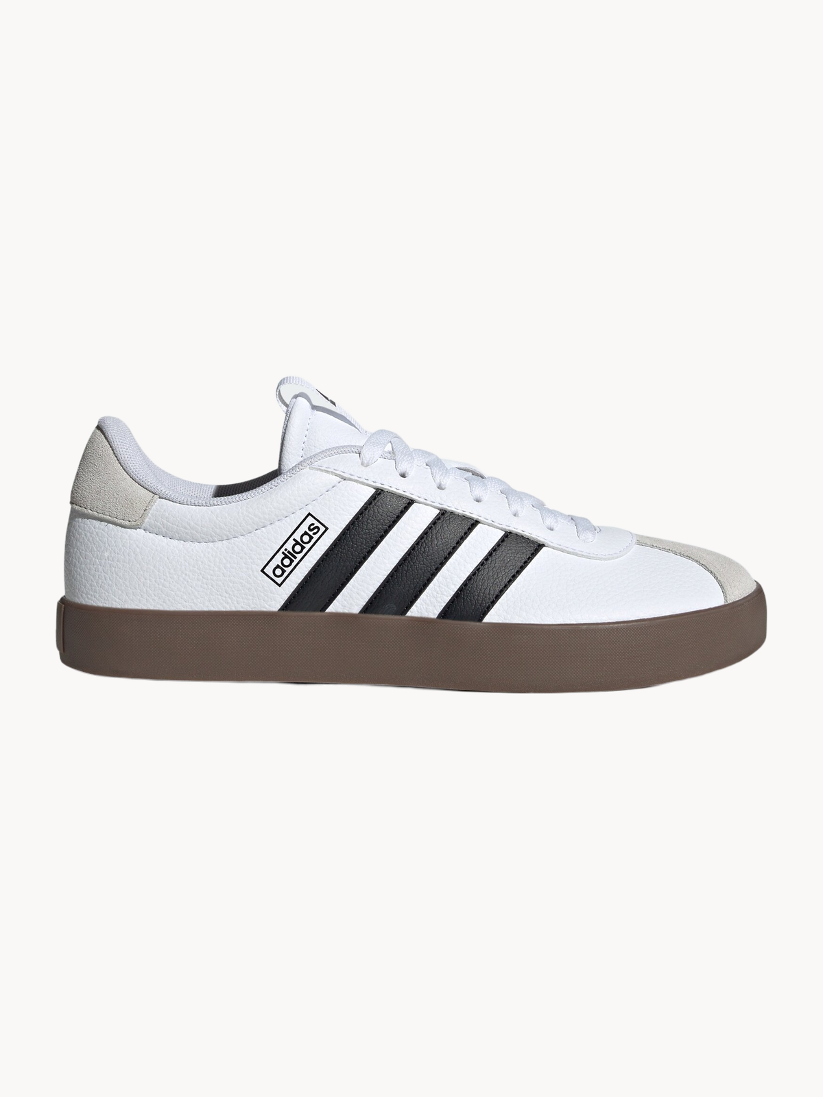 Кеды adidas VL Court 3.0, размер 9,5 UK, белый, черный, серый