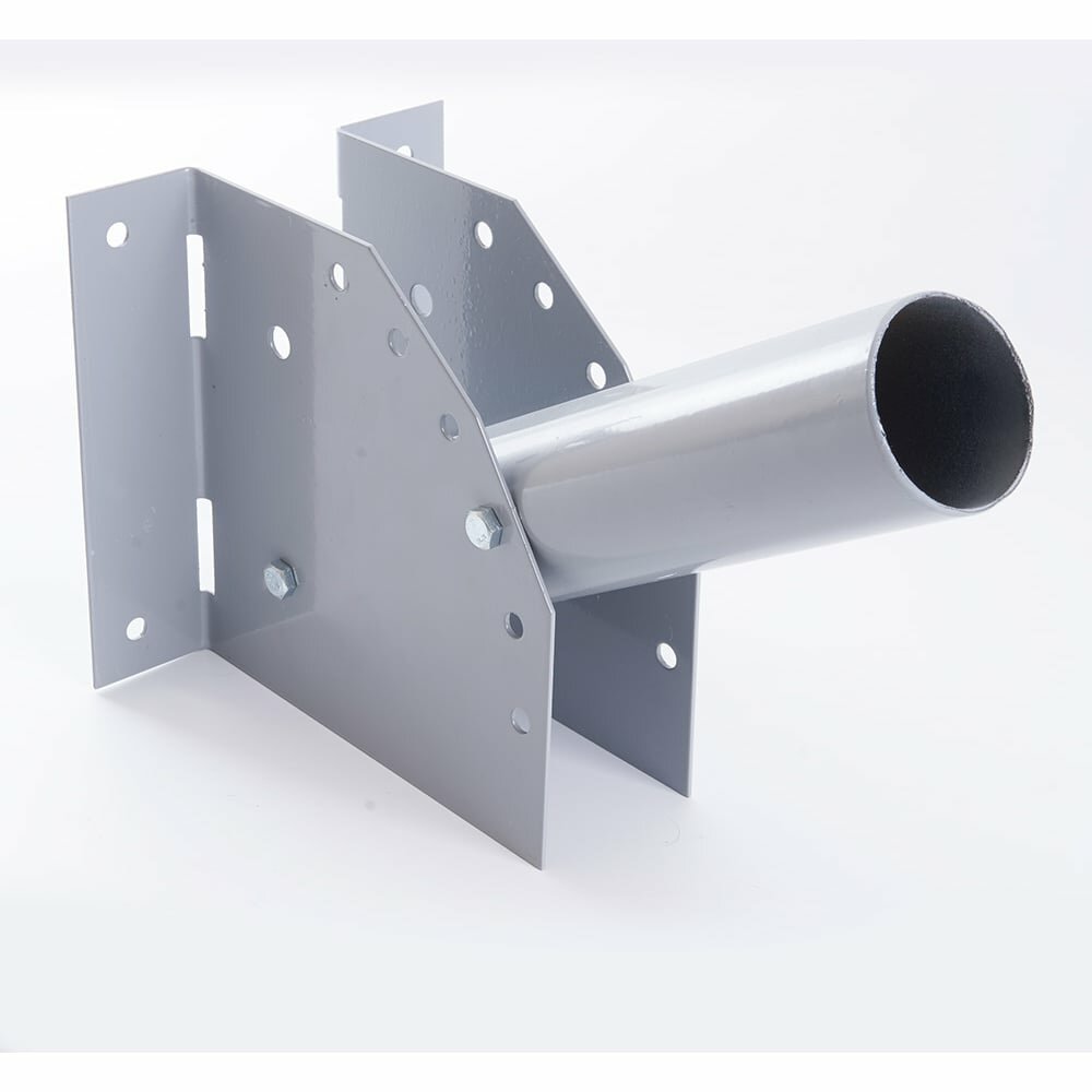 Кронштейн FERON ДС-1-60 для уличного светильника с переменным углом d60mm, серый 41429