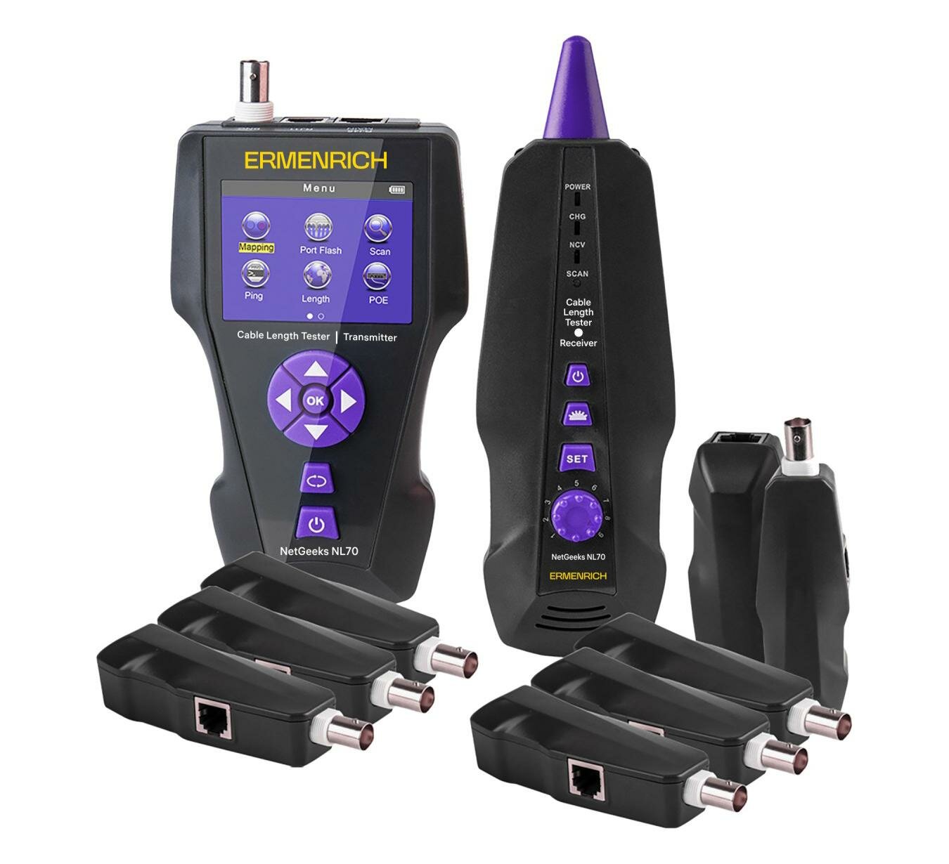 Измеритель Длины Кабеля Ermenrich Netgeeks Nl70