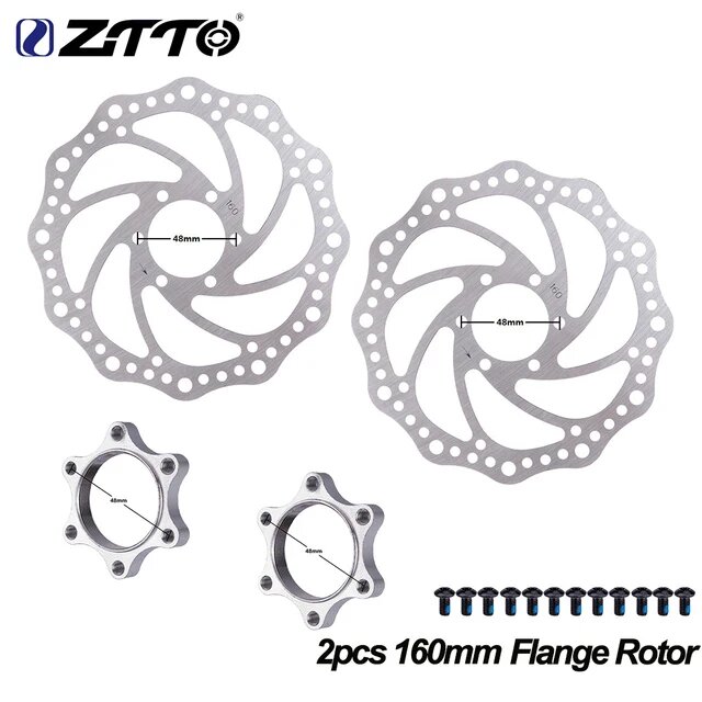 ZTTO Фланцевый адаптер дискового тормоза 160 мм 2pcs