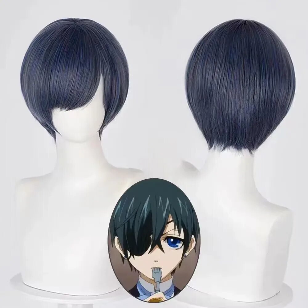 Kuroshitsuji Алиса Сиэль Косплей Костюм Ciel Phantomhive синий фартук горничной платье милый костюм женский костюм на Хэллоуин в стиле фэнтези