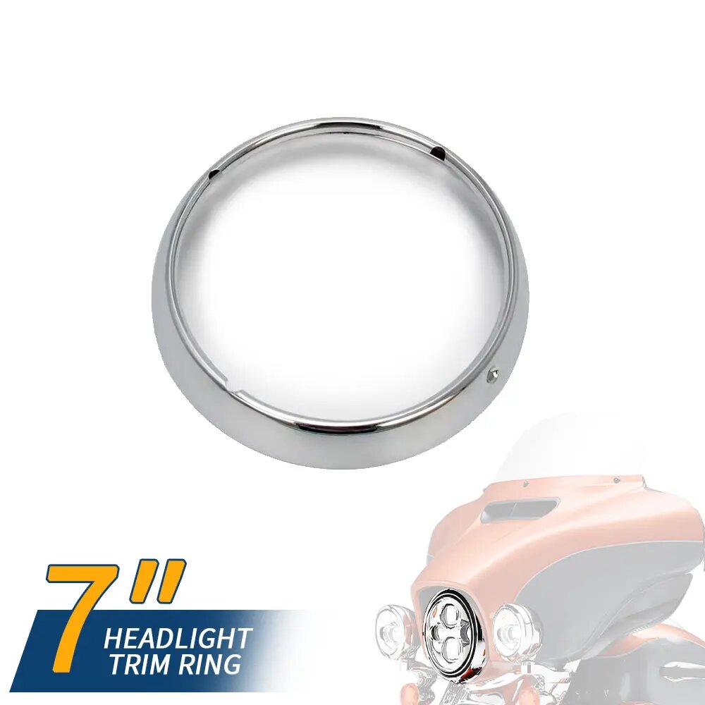 7-дюймовая Хромированная Накладка На Раму Для Harley FLHT, FLHTC, FLHX, FLHR Touring, Road King, Electra Glide