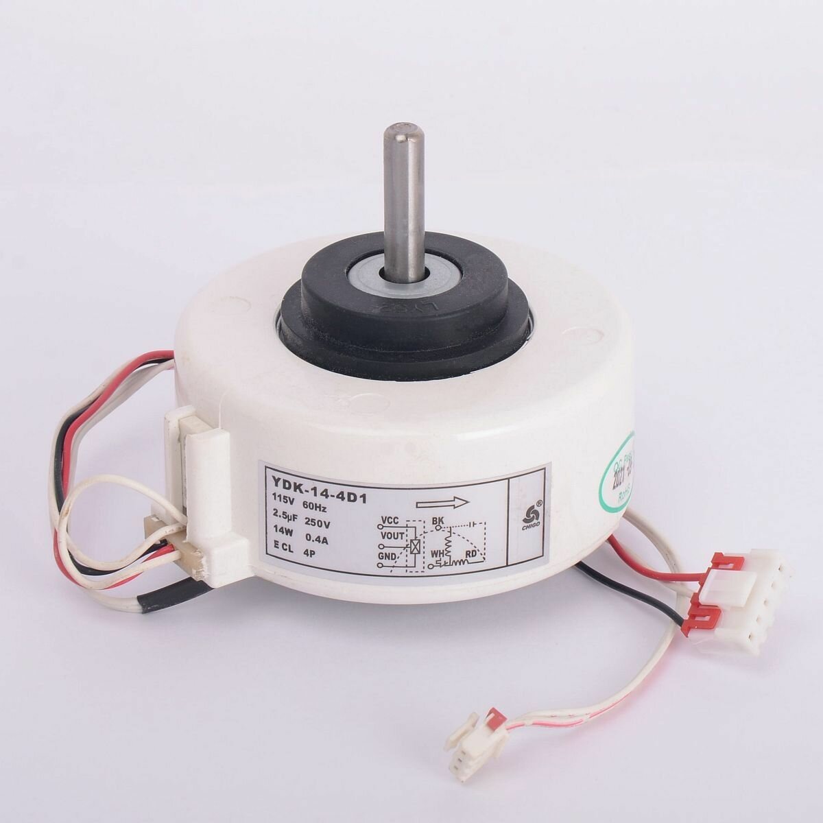 Электродвигатель внутреннего блока YDK-14-4D1 14W/115V/60Hz (020474)Электродвигатель внутреннего блока YDK-14-4D1 14W/115V/60Hz (020474)
