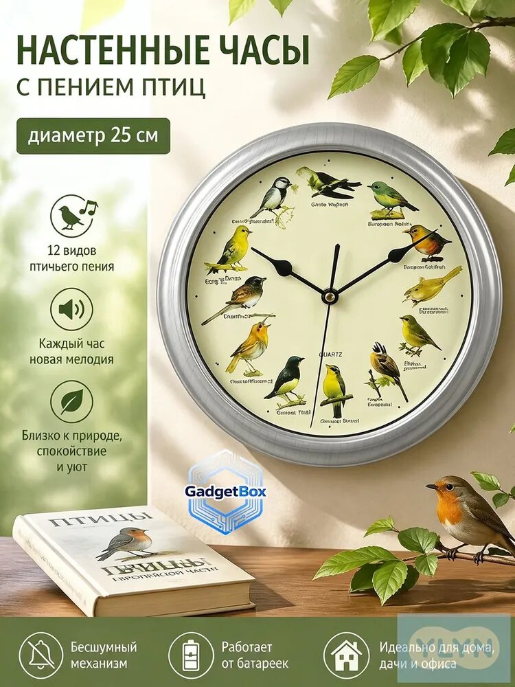 Настенные часы, 25 см