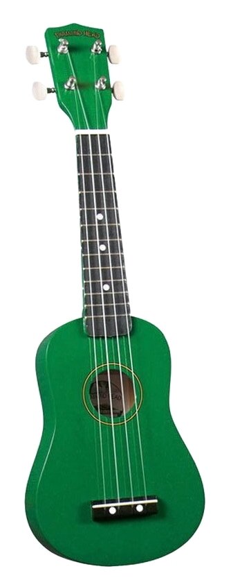 DIAMOND HEAD DU-105 GN укулеле сопрано, клен, гриф клен, чехол в комплекте, зеленая