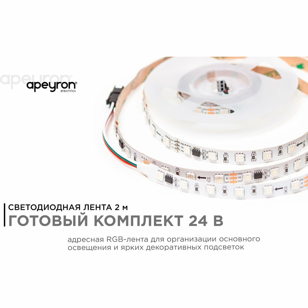 Комплект адресной ленты Apeyron 10-91