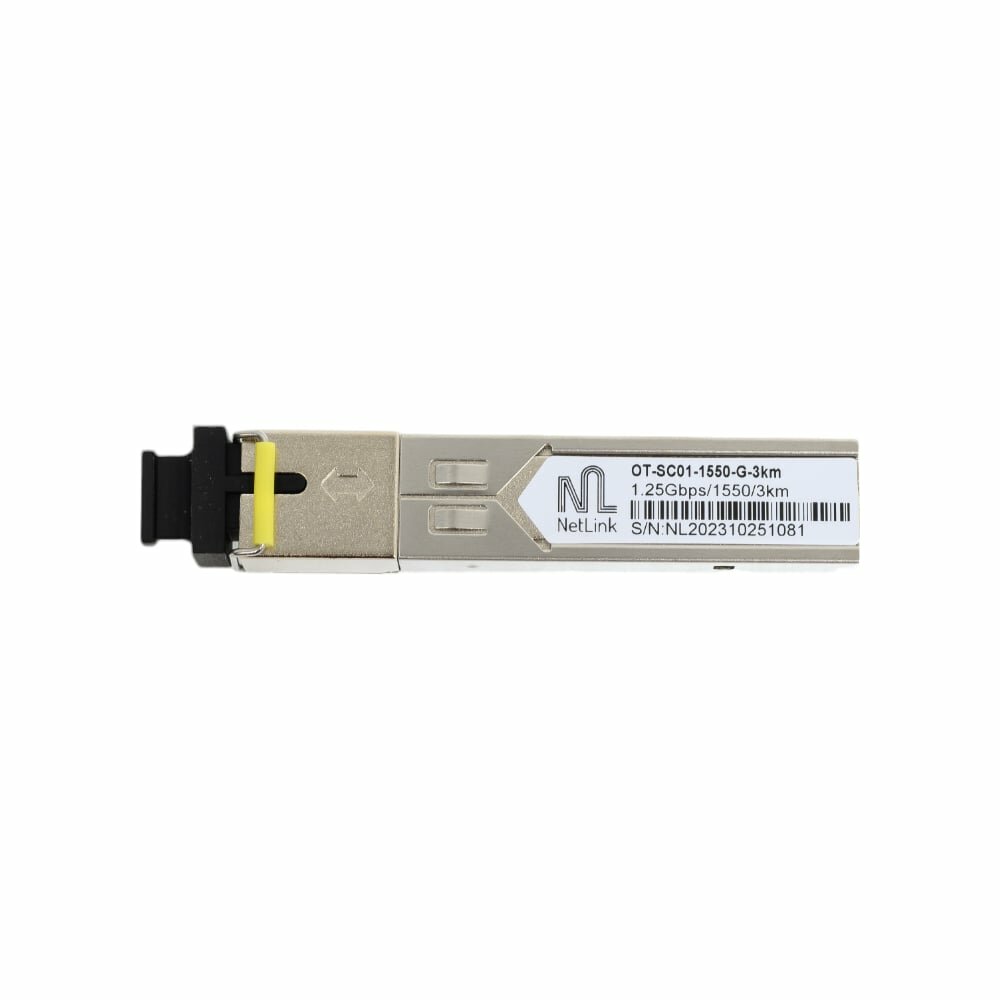 Модуль Netlink SFP-OT-SC01-1550-G-3km (Tx-1550nm, Rx-1310nm) УТ000001420 — фото 1