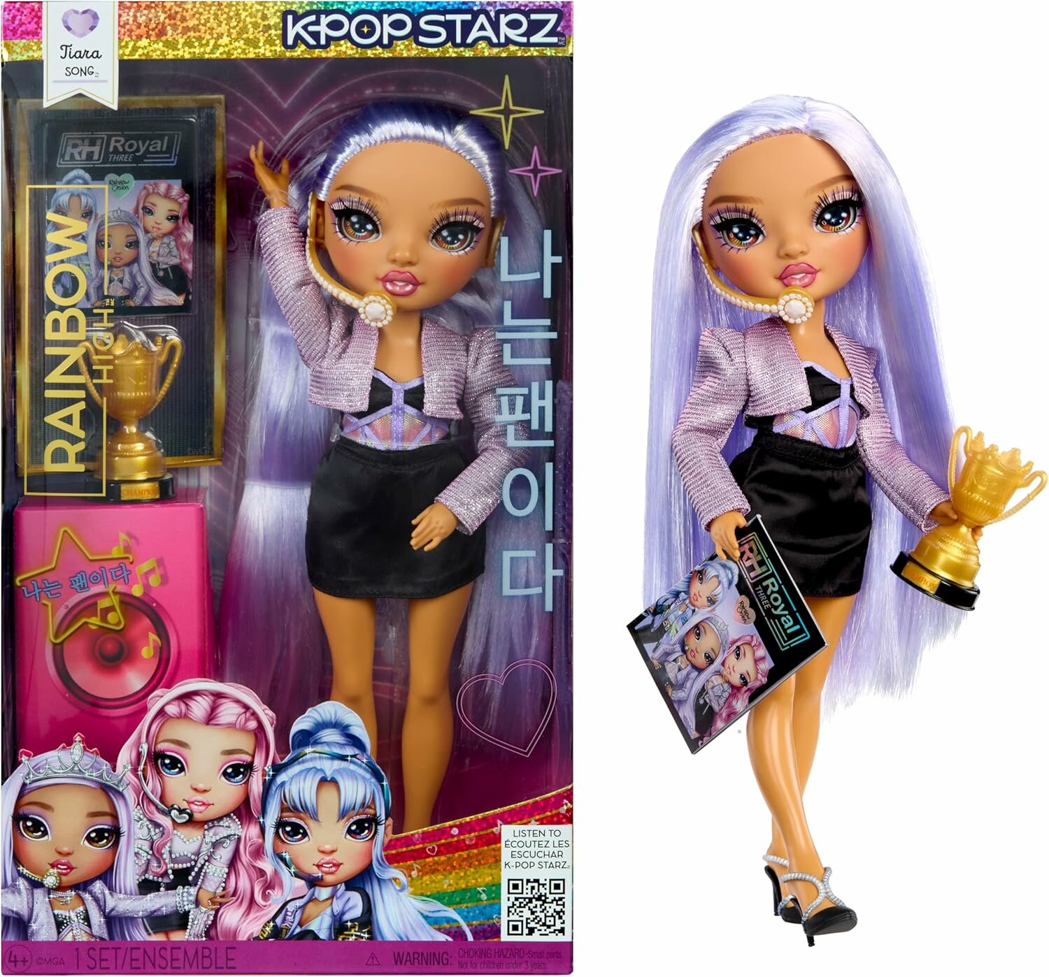 Кукла Rainbow High K-Pop Starz Fashion Doll Tiara Song