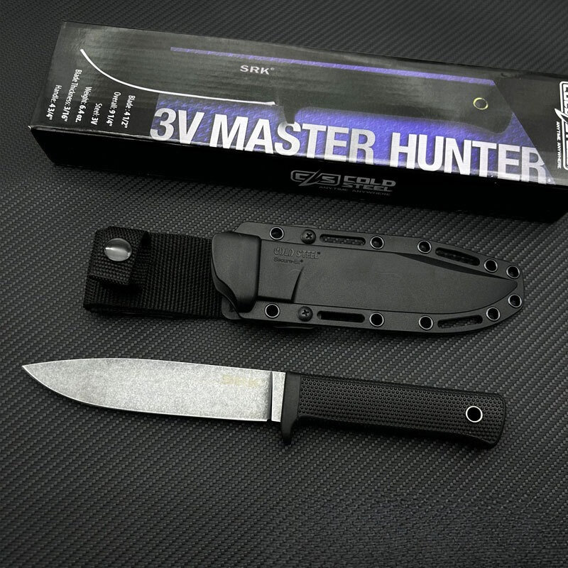 Cold Steel Тактический Нож Из Высокопрочной Стали 3VSRK, Портативный Нож Для Туризма, Кемпинга И Выживания На Природе