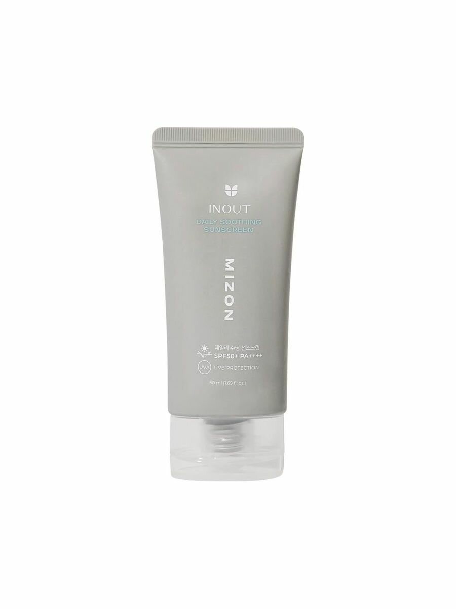 Mizon Ежедневный успокаивающий солнцезащитный крем Inout Daily Soothing Sunscreen SPF 50+ PA++++, 50 мл