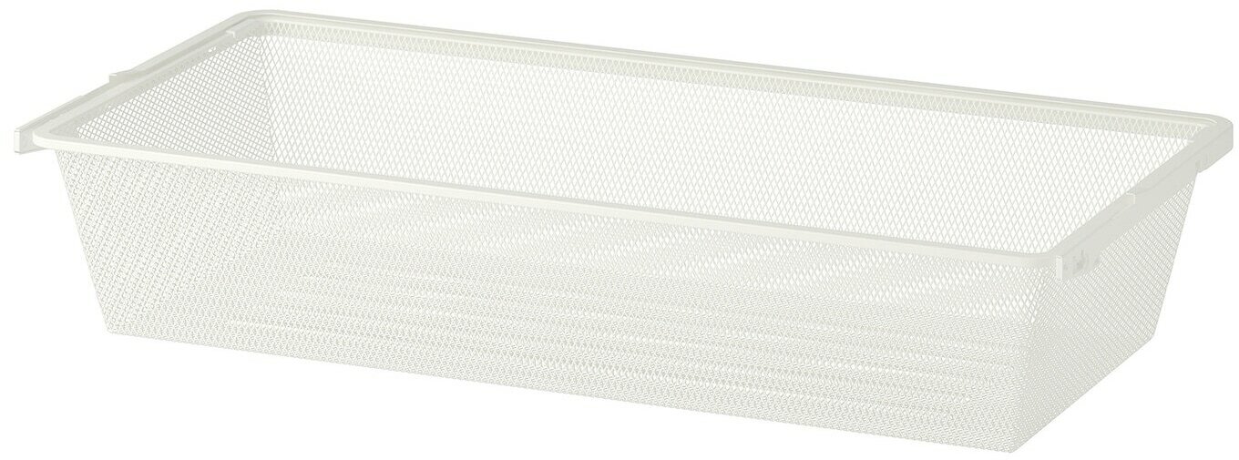Сетчатая корзина, белый, 80x40x15 см IKEA BOAXEL боаксель