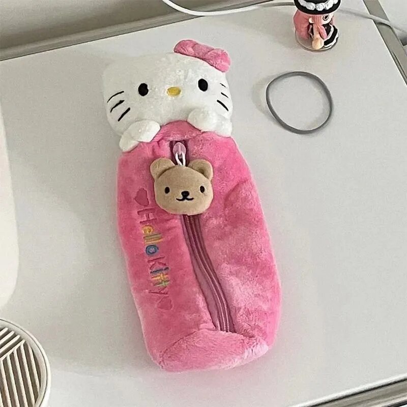 Hello Kitty милый мультфильм Hello Kitty плюшевый пенал