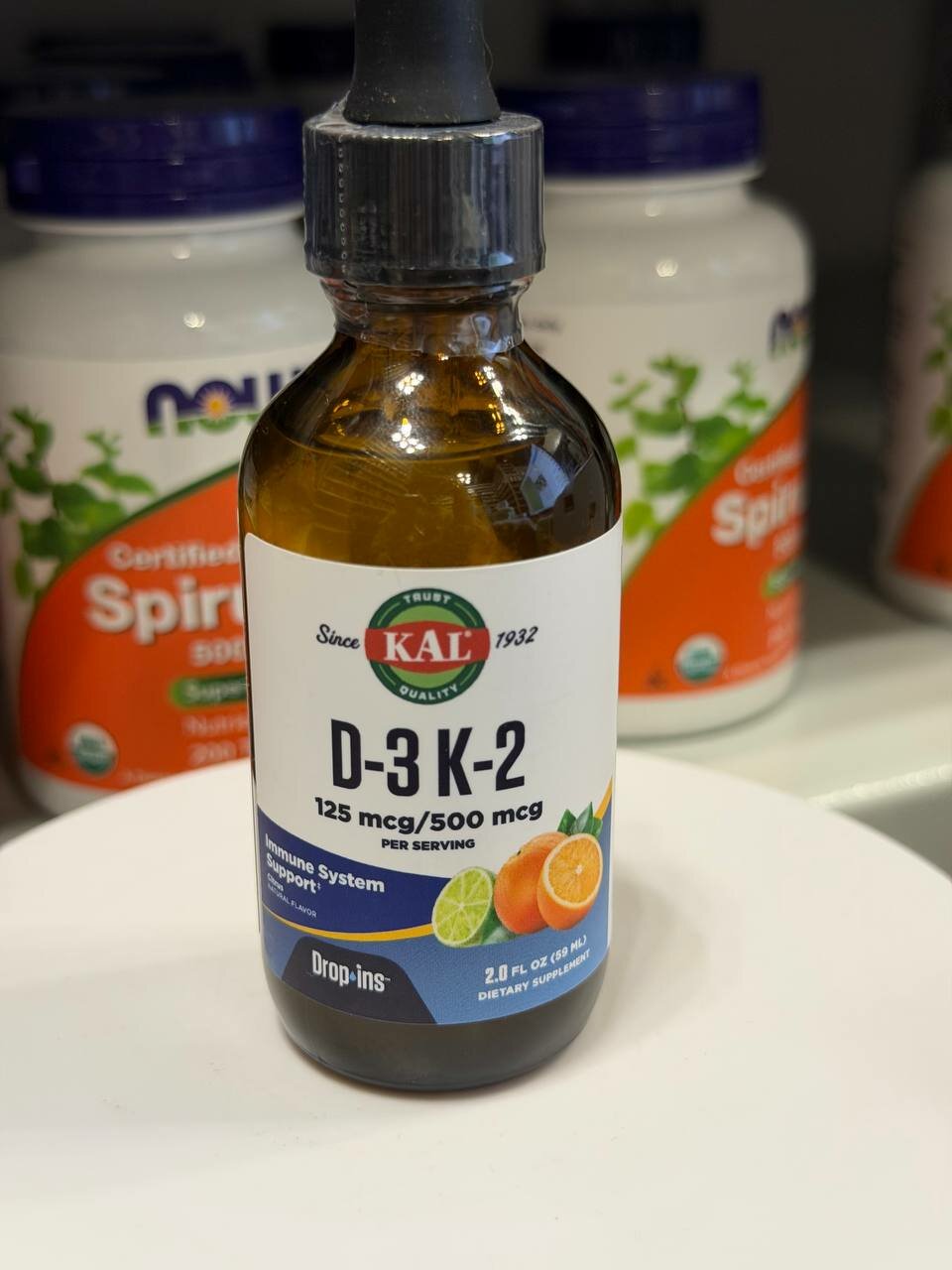KAL D-3 K-2 Drop Ins (59 ml) для укрепления костей и иммунитета