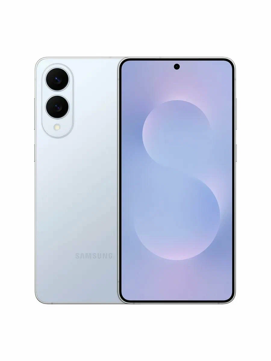 Смартфон Samsung Galaxy S25 Edge 12/256 ГБ Titanium Icyblue (Nano-sim + e-sim), голубой