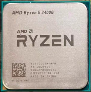 Процессор AMD Ryzen5 3400G (без комплектующих) для настольных компьютеров, подходит для b450/b550.