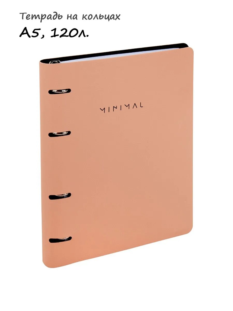 Тетрадь на кольцах А5, 120л. арт. 405214
