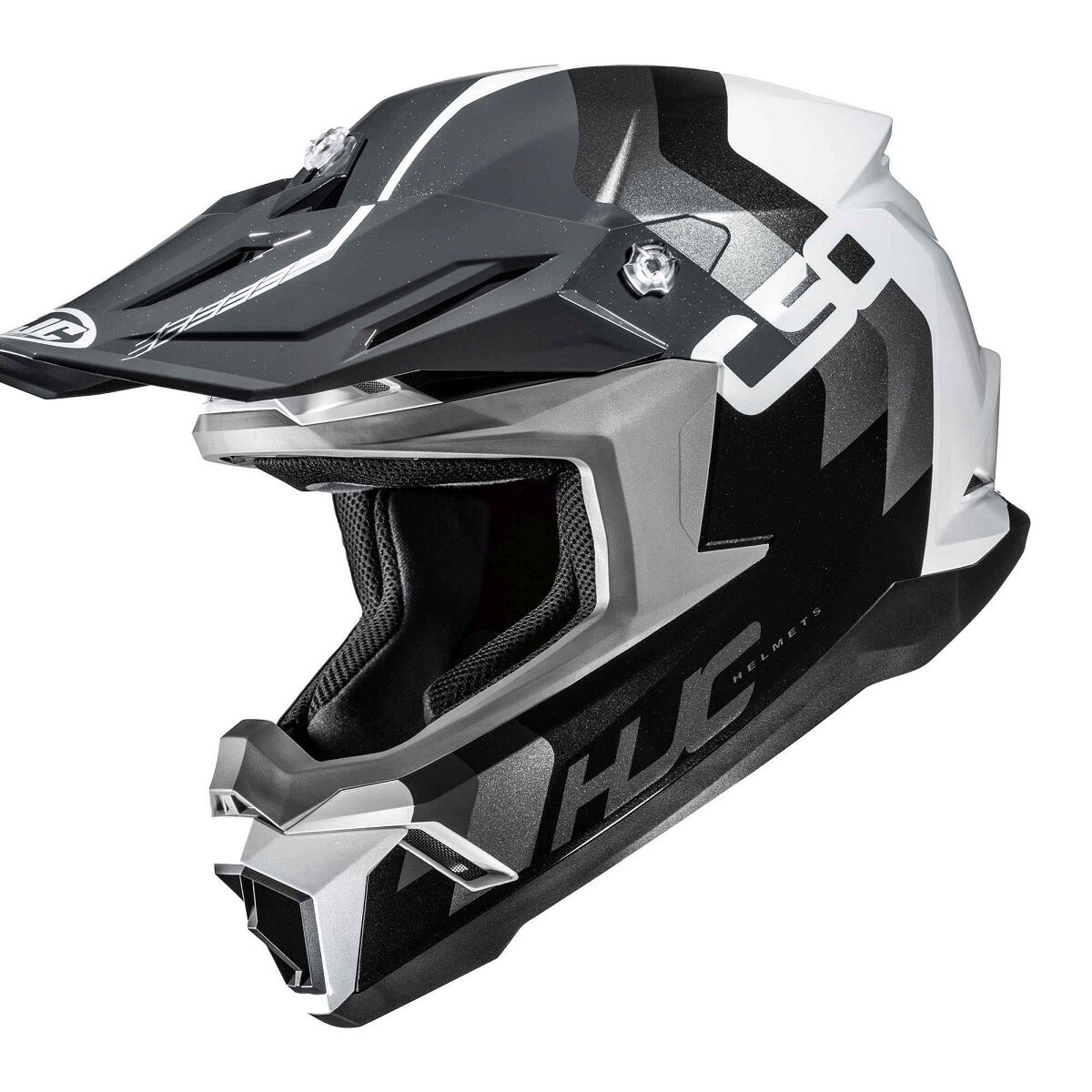 Мотошлем HJC C-50 PRIMAL MC5. L. Серый-белый