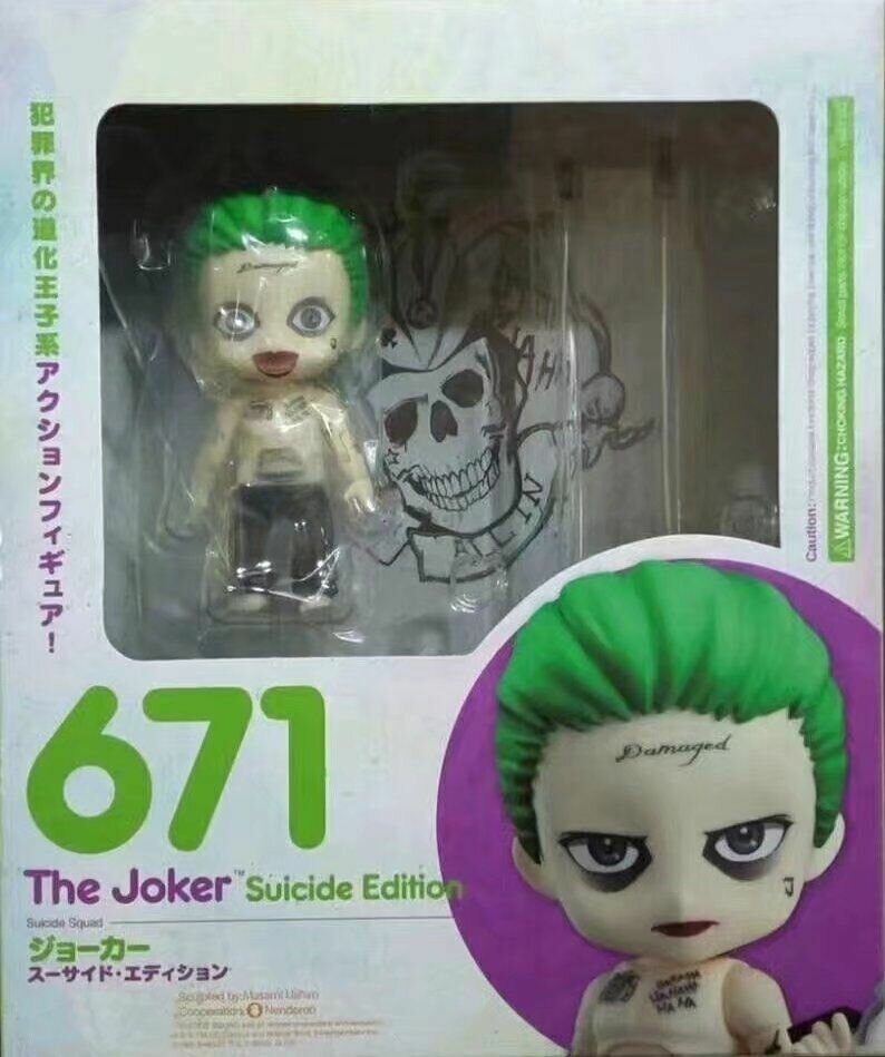 Фигурка DC Joker, коллекционная модель Q Style, сменной головой, PVC, в фирменной коробке