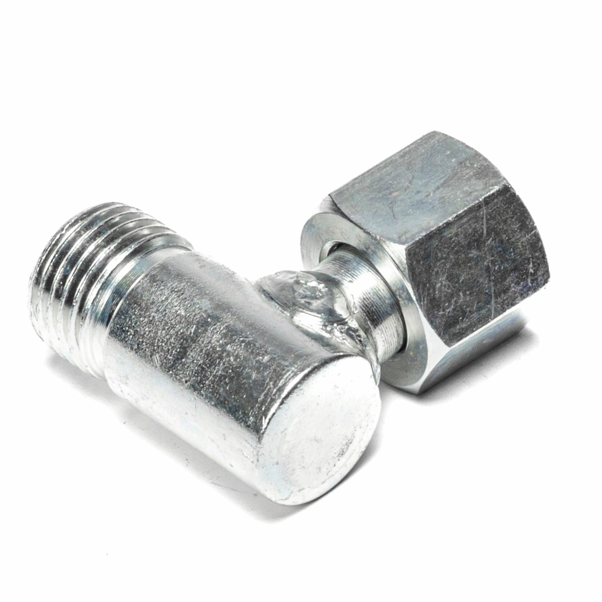 Угольник РВД (М22*1,5-М22*1,5), с гайкой