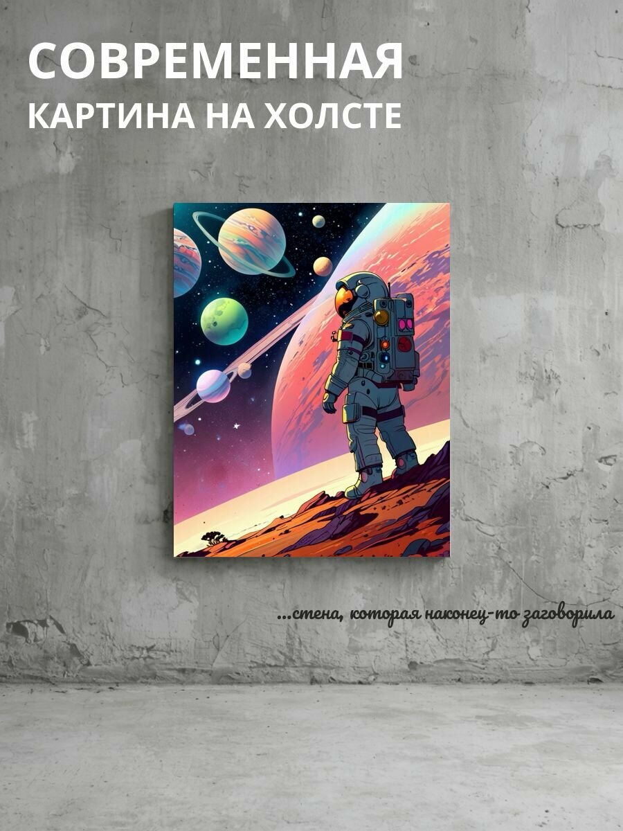 Картина на холсте Космос 50x70 см