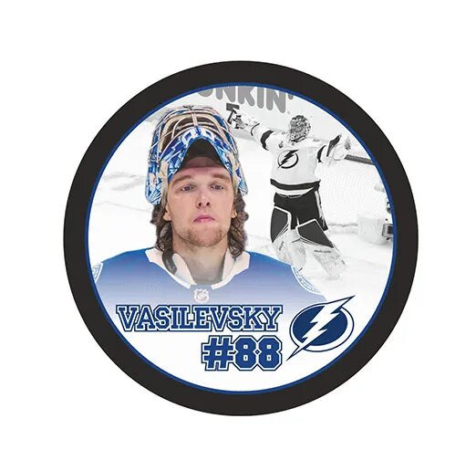 Rubena Шайба Игрок НХЛ VASILEVSKY Тампа №88 1-ст.