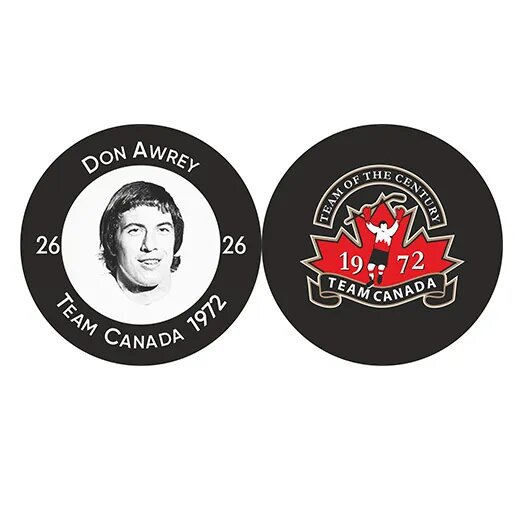 Rubena Шайба Team Canada-USSR 1972 AWREY 2-ст.