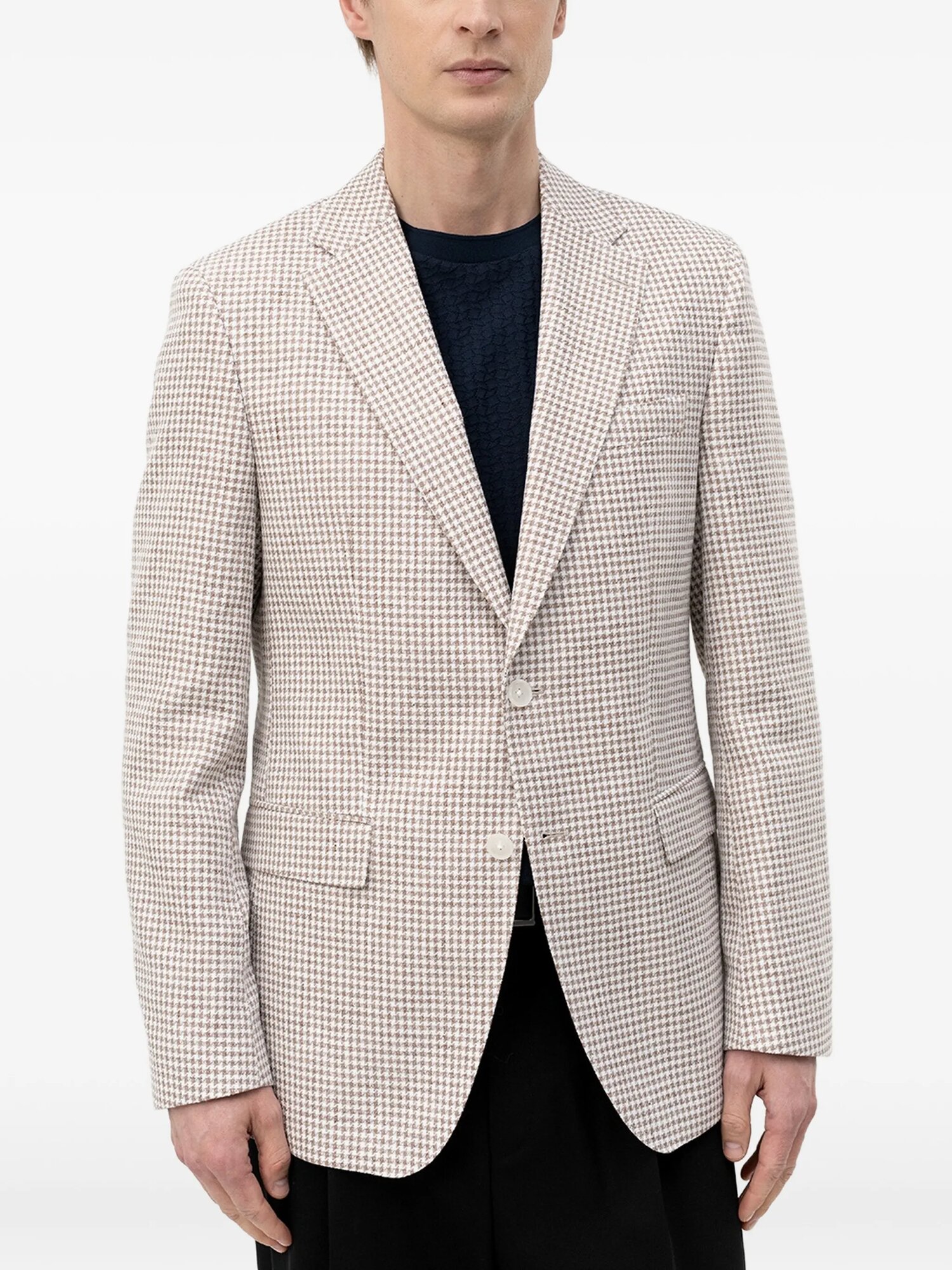 Пиджак Houndstooth-pattern blazer