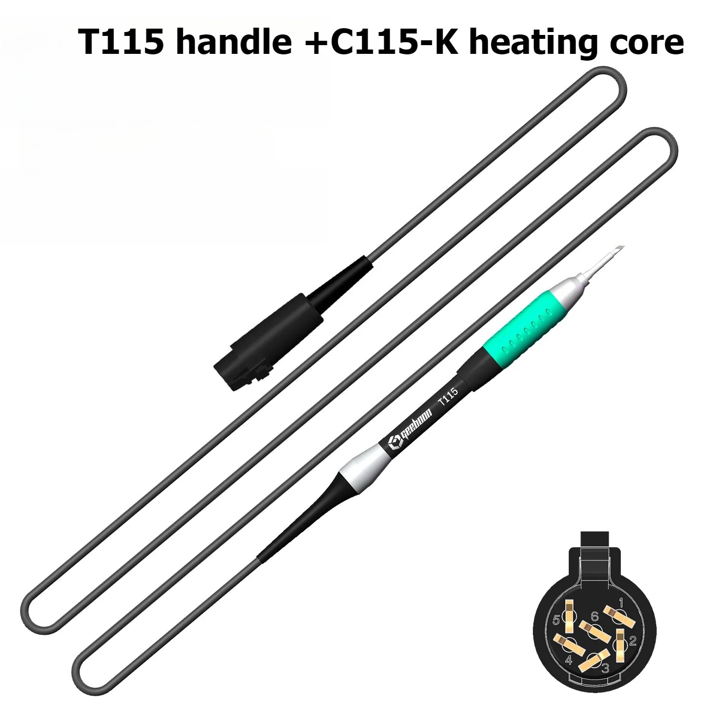 Паяльная ручка GEEBOON T115 (черный)