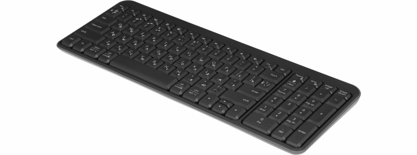 Клавиатура Logitech K251 черный беспроводная BT slim (920-013363)
