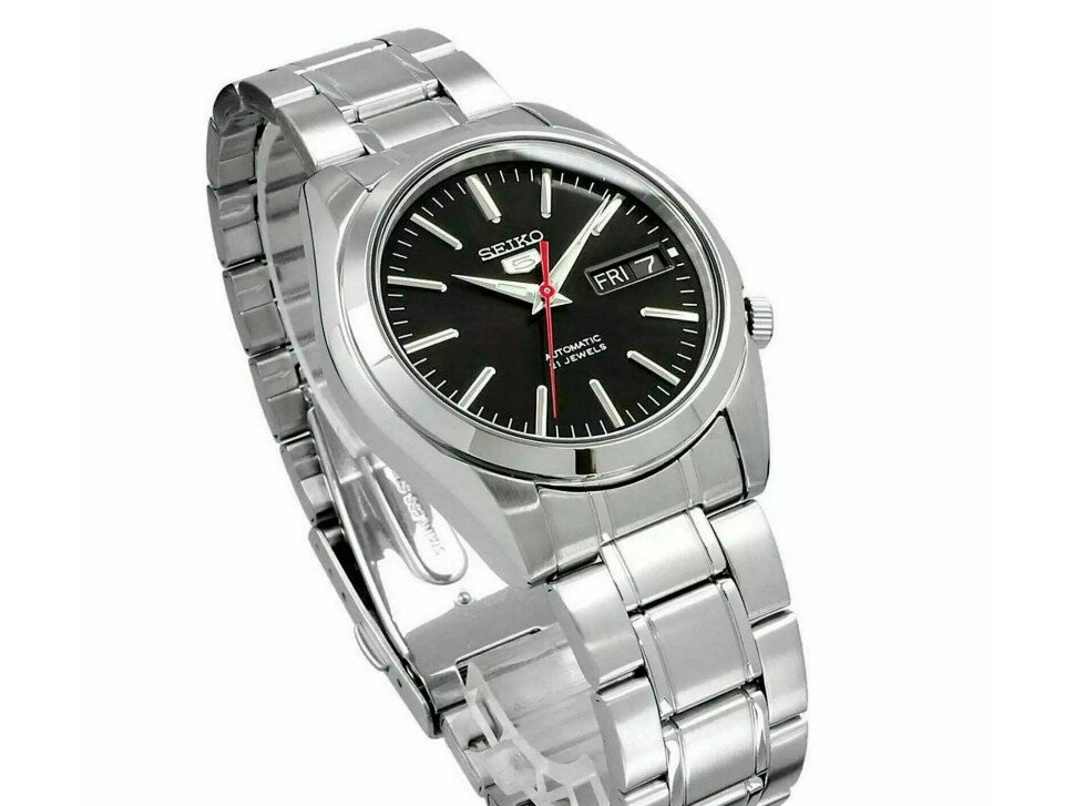 Наручные часы SEIKO SEIKO 5, черный, серебряный — фото 1