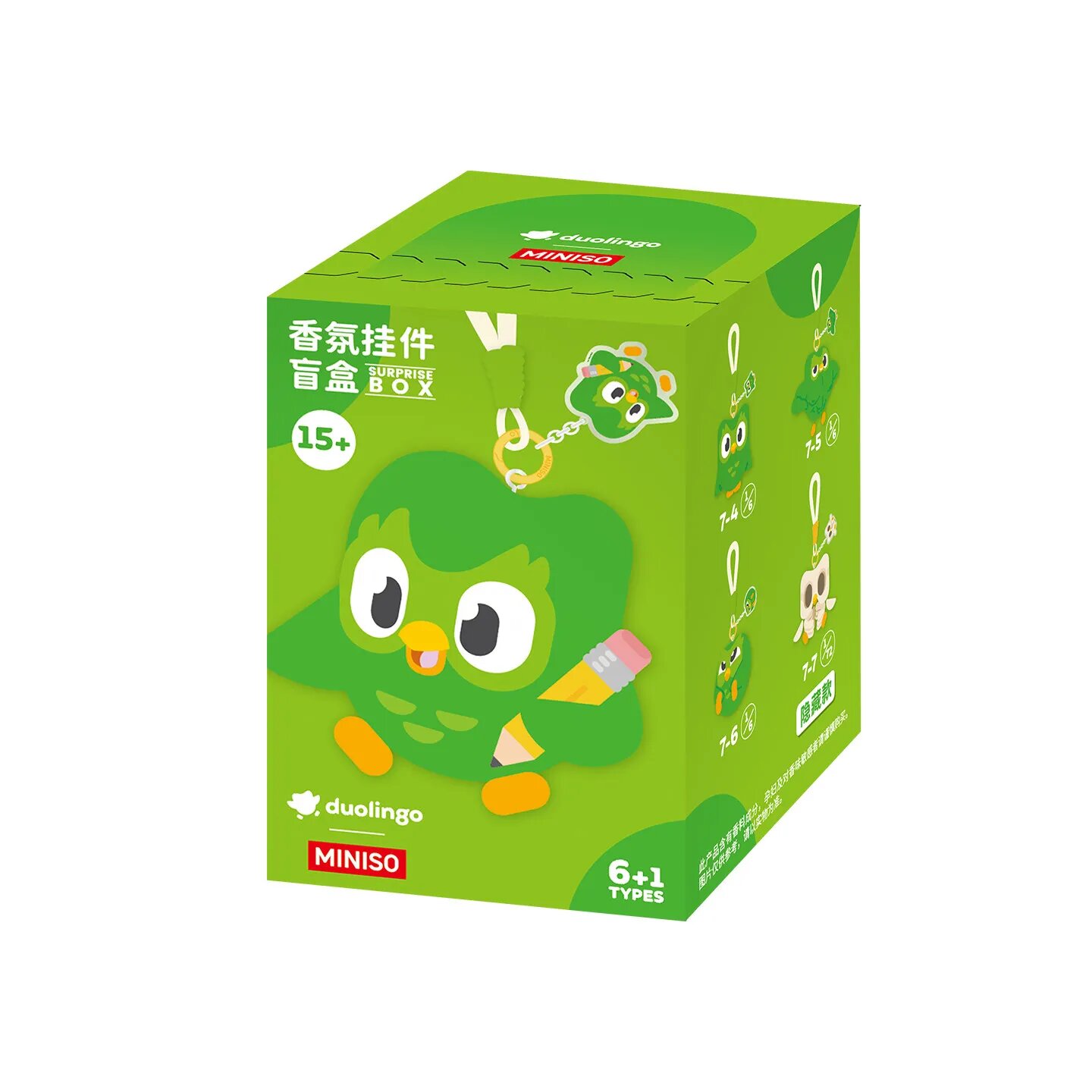 MINISO Duolingo Слиппер-капсула, Изумрудный, Random 1 Pc