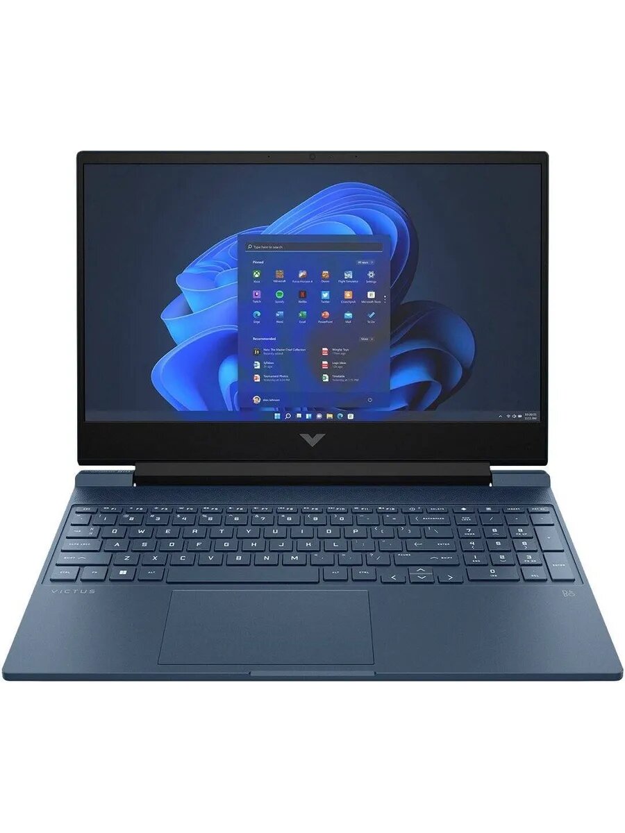 Ноутбук HP Victus 15-FB3120AX 15.6"FHD; IPS;144Hz/RYZEN 7 7445HS/32GB/SSD 512GB/RTX3050 6Gb/W11H/синий
