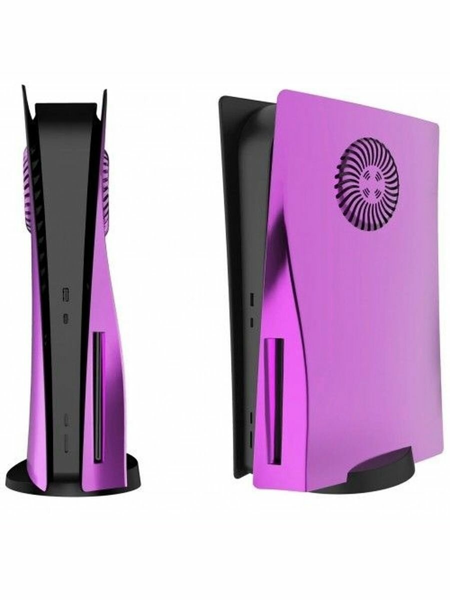 Съёмные боковые панели для Sony PlayStation 5 с дисководом (Electroplated Purple) (PS5)