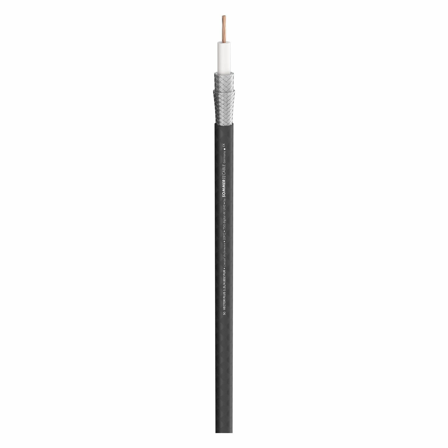 Кабель коаксиальный в нарезку Sommer Cable 600-0211 SC-Vector Plus DZ Black
