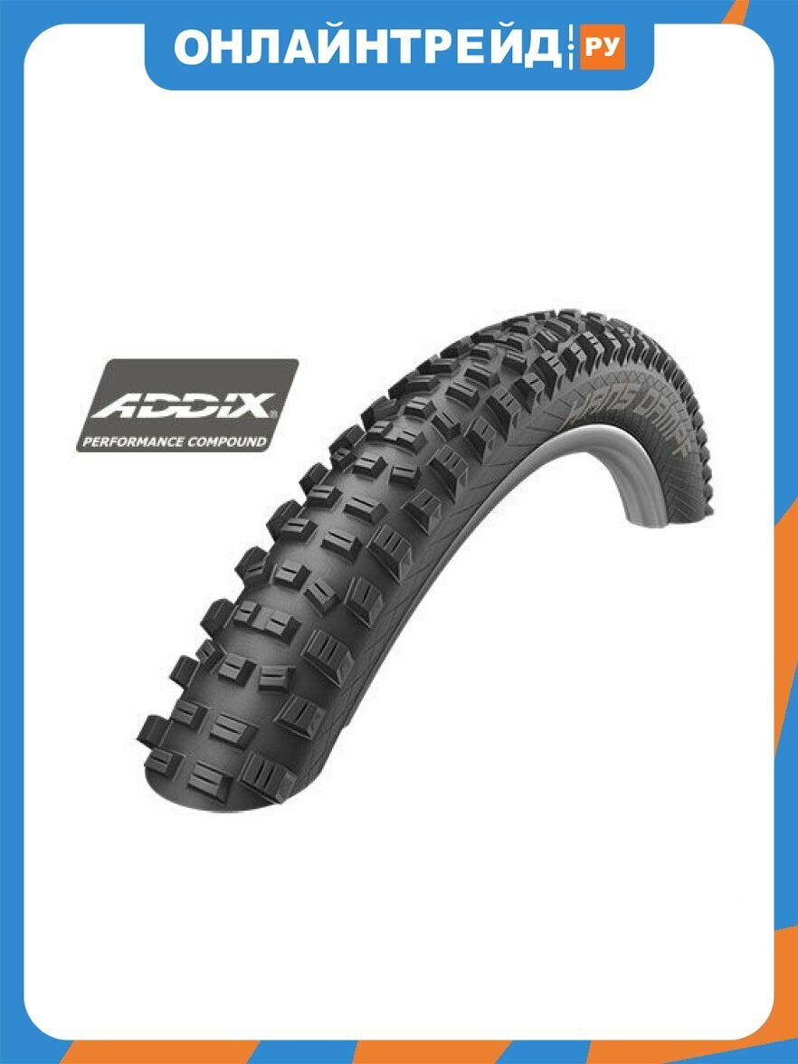Покрышка Schwalbe 24x2.35 (60-507), HANS DAMPF Perf, TwinSkin, TLR, B/B HS491 Addix 67EPI, 11601118
