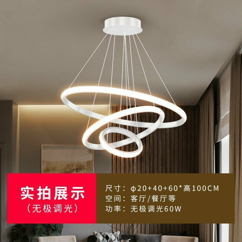 Люксурный подвесной свет для ресторанов из светодиодов Zhongshan Lighting, подвесной свет для спальни, простой современный свет для столовой, бара, интернет-фamous свет для еды