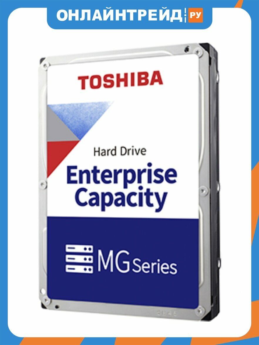 Жесткий диск Toshiba Enterprise Capacity MG08ADA800E 3.5" 8.0Tb SATA 6 Gbit/s, 256 Mb, 7200 rpm. AirCMR. SIE/SED