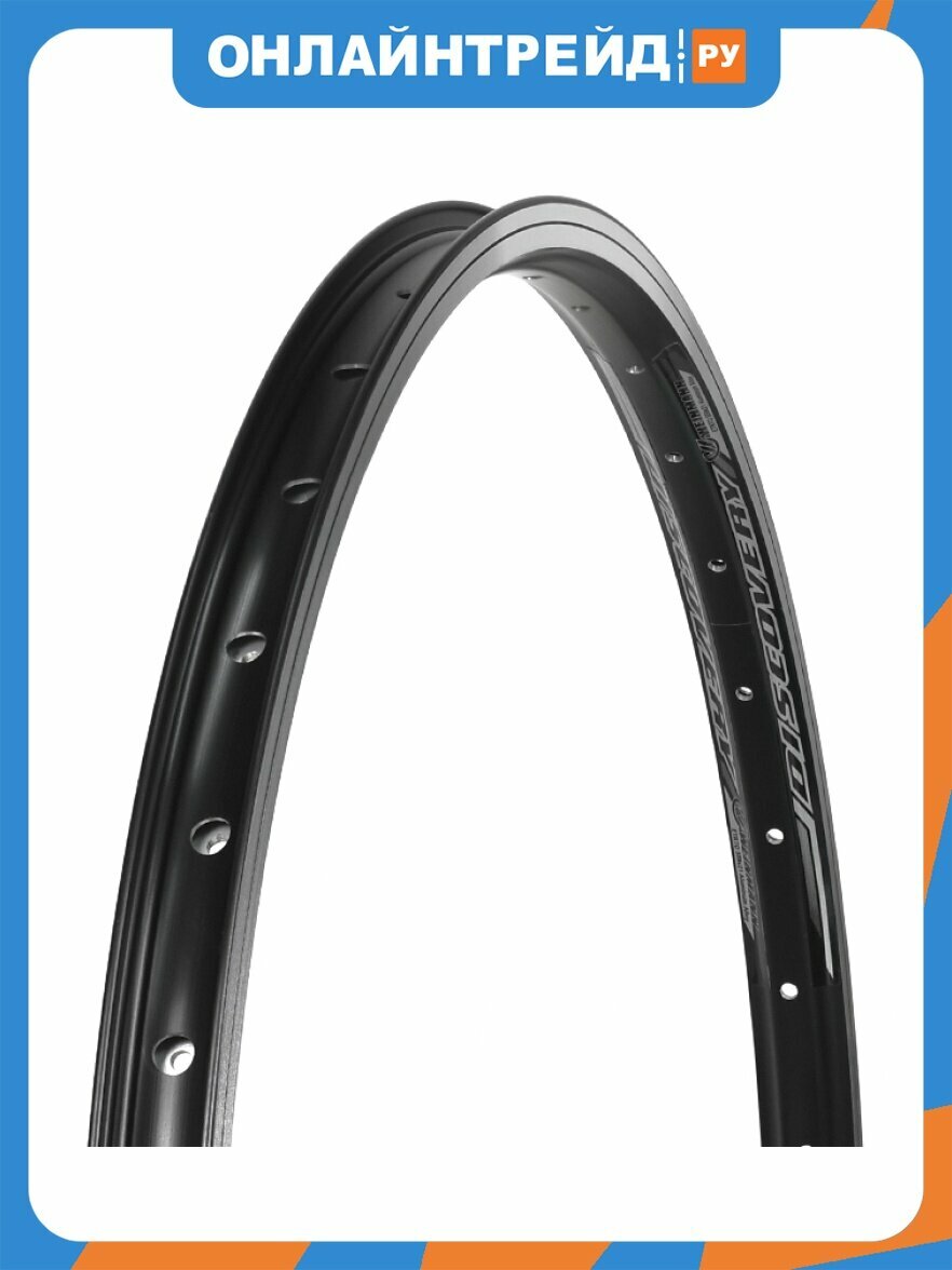 Обод велосипедный Weinmann DISCOVERY 26"*1.5 14G*32H A/V BLACK CNC, шир-27мм, пос. шир-21мм, выс-17,8мм, с фрезер. черн