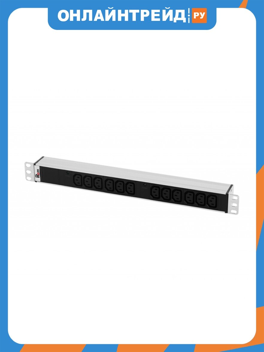 Блок розеток Цмо R-32-12C13-I-440-K 12шт, 1U, 19"