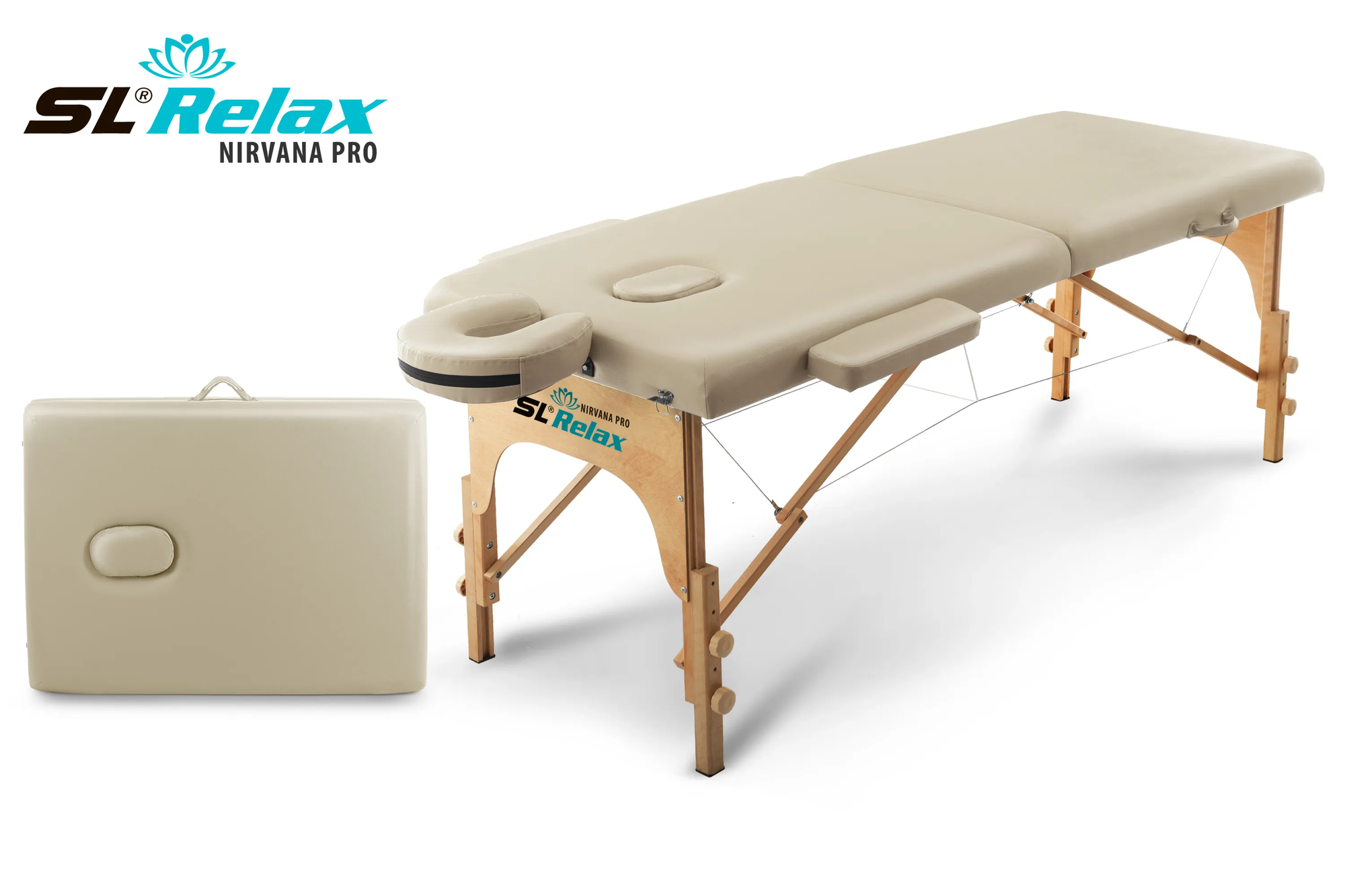 Массажный стол SL Relax Nirvana Pro SLR-14 бежевый