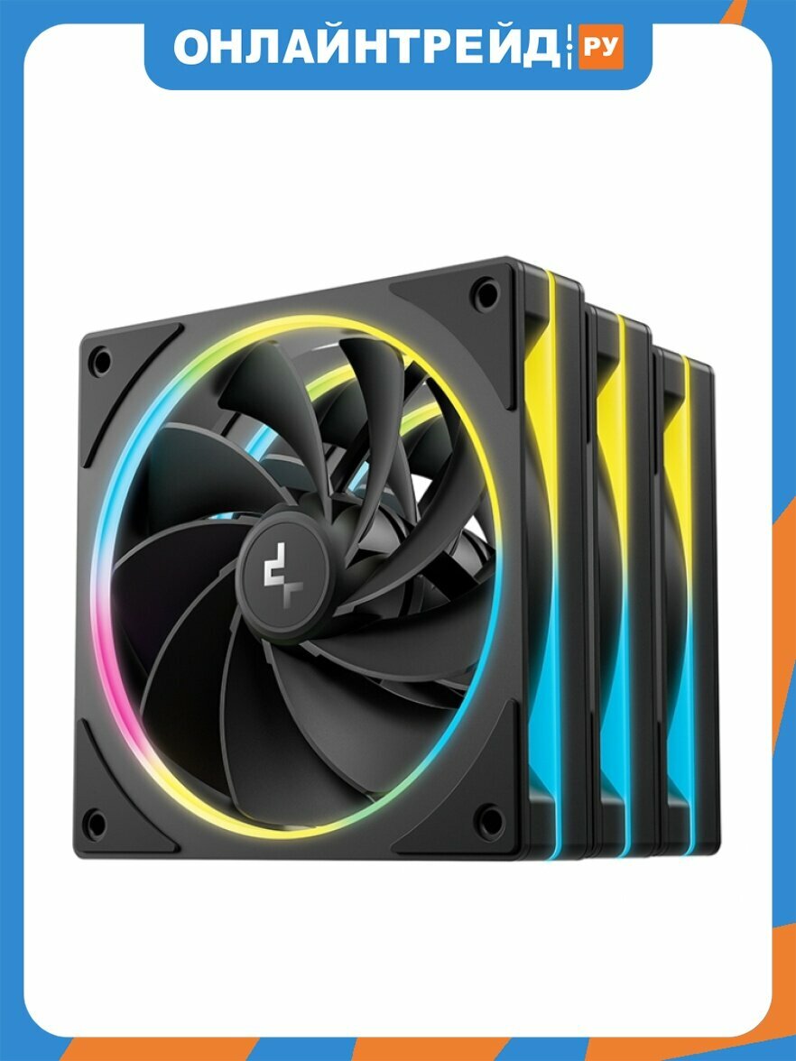 Вентиляторы для корпуса Deepcool FL12R SE 3IN1 Reverse 3шт (R-FL12RSE-BKAPN3-G)