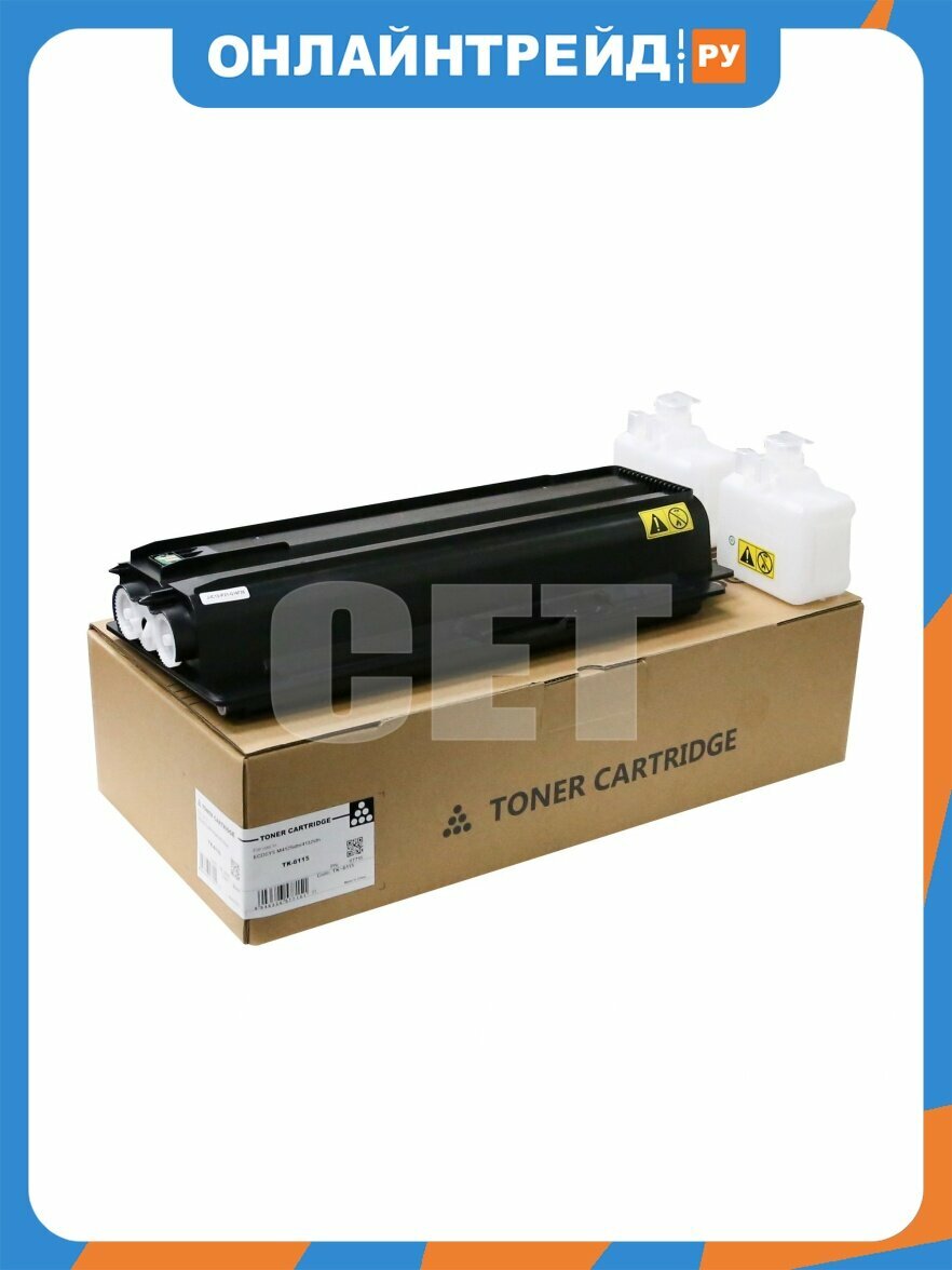 Тонер-картридж Cet (PK9/PK10) TK-6115 для KYOCERA ECOSYS M4125idn/4132idn (), 540г, 15000 стр, 77